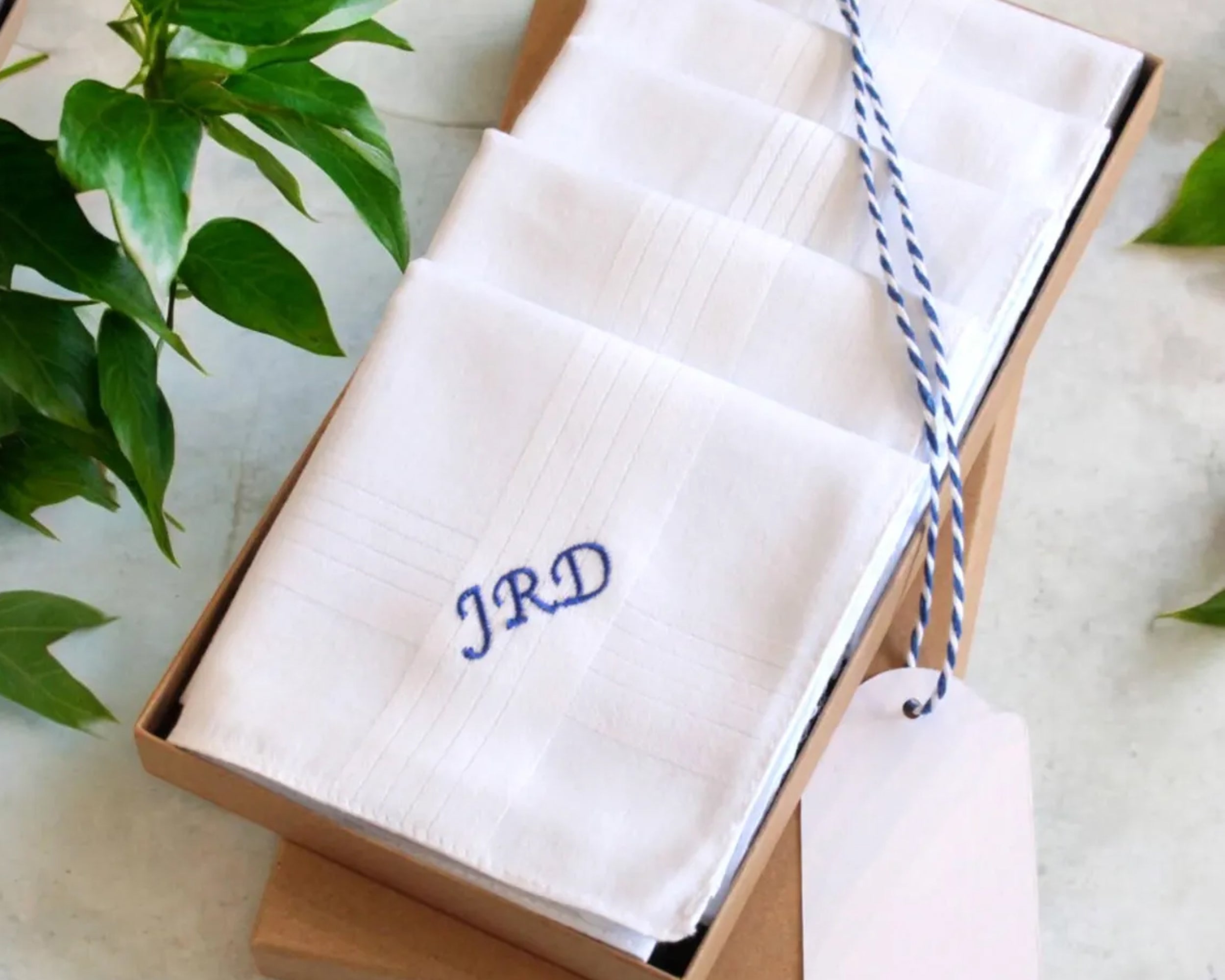 Mens Initial Handkerchiefs in USA - Hankie - The Handkerchiefs Store