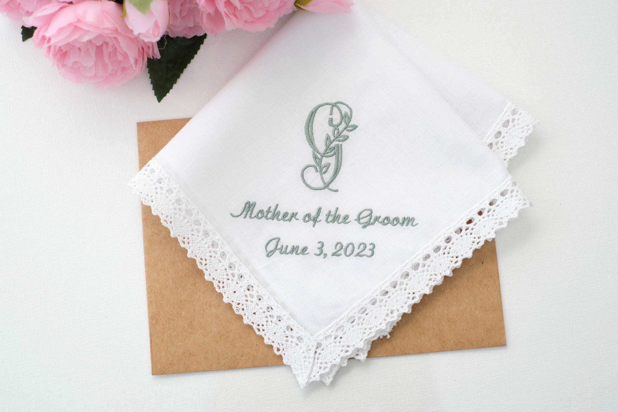 Mother of the Groom Wedding Handkerchief In USA - Hankie - The ...