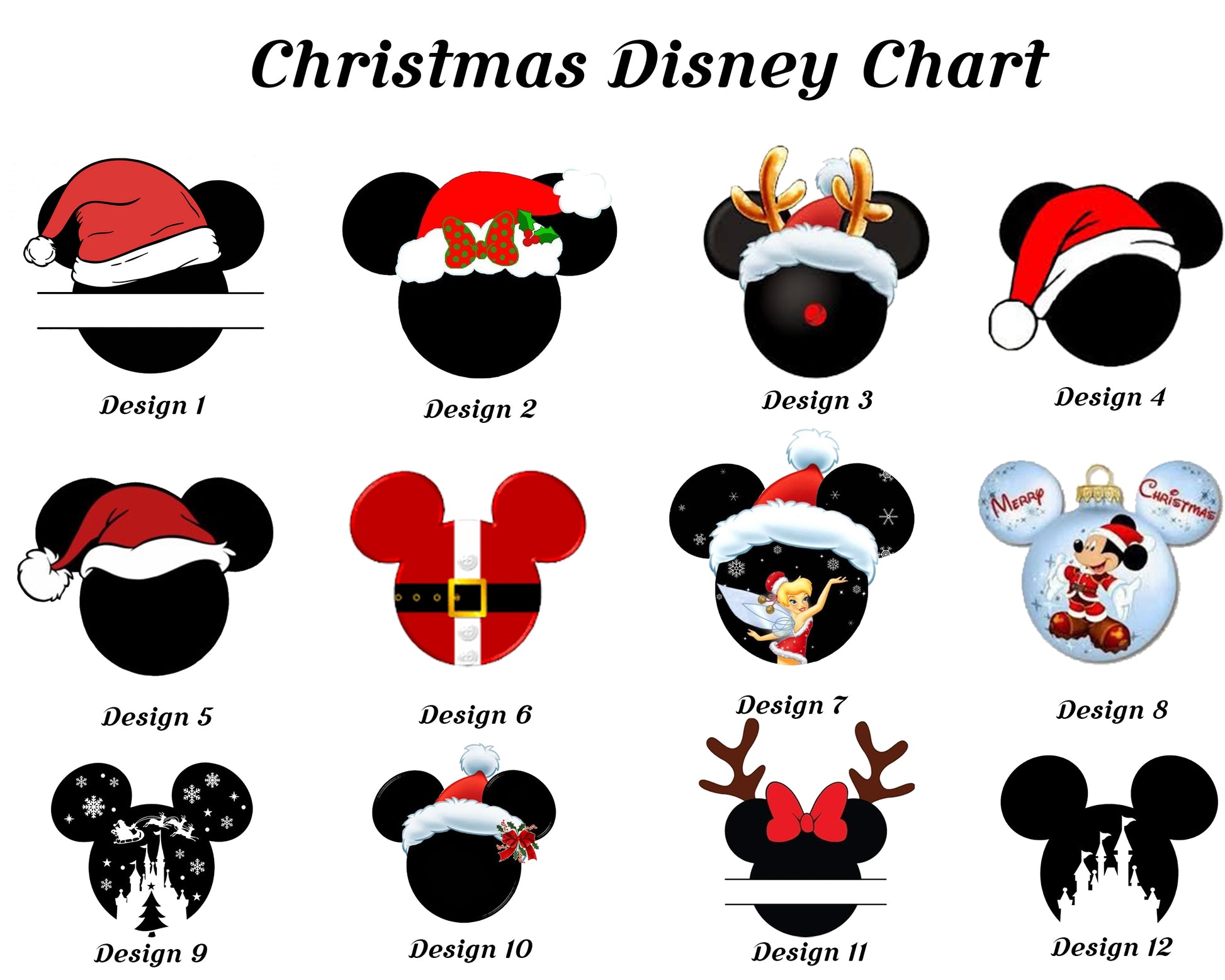 Bespoke Disney Christmas Satin Pocket Square | Custom Holiday Gift ...